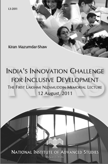 India's innovation challenge for inclusive development. | National ...